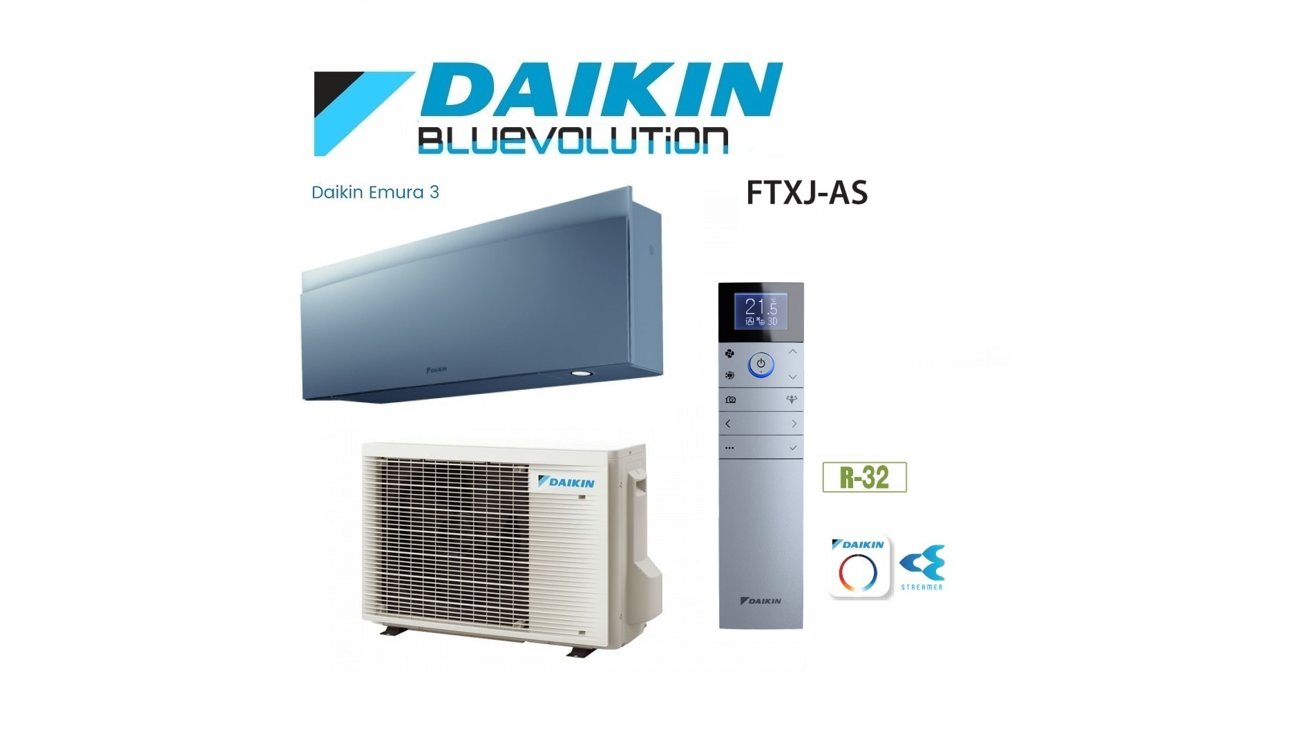 Airco RoPa | DAIKIN EMURA 3 FTXJ50AS / RXJ50AS